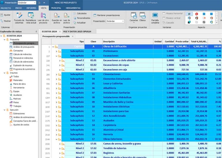 ECOSTOS: la base de datos de precios unitarios más grande